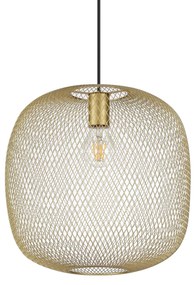 Ideal Lux Designové závěsné svítidlo NET ⌀34cm Barva: Zlatá