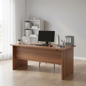 Ergonomický stůl Visio 140 x 100 cm, pravý, ořech