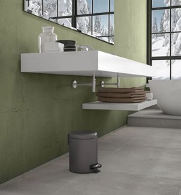 Gedy Gedy, POTTY Odpadkový koš 5l, Soft Close, gun metal, 330981
