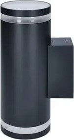 Solight LED venkovní nástěnné osvětlení Potenza 2x GU10 černá