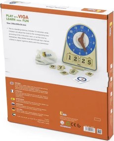 Dřevěné hodiny Viga 44547