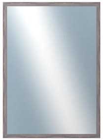DANTIK - Zarámované zrcadlo - rozměr s rámem cca 50x70 cm z lišty KASSETTE tmavěšedá (3056)