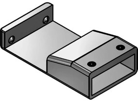 Ronal (Sanswiss) Ronal, spojovací díl pro spojení 2 vodorovných vzpěr, VT90 Barva povrchu: 06 černá matná