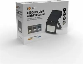 Solight WL913 LED solární reflektor se senzorem / 6W / 660lm / 3CCT /