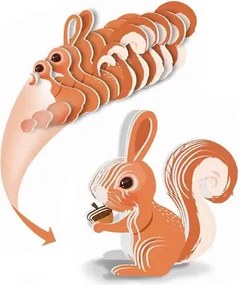 JOKOMISIADA 3D puzzle Veverka / 35 dílků / 7,5 x 7 x 4 cm