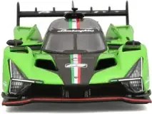 Bburago RACE Lamborghini SC63 v dekorativním boxu - zeleno-černá 1:43