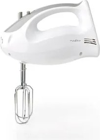 Nedis KAHM100CWT bílá / Ruční mixér / 200 W / 5 rychlosti + turbo / 2