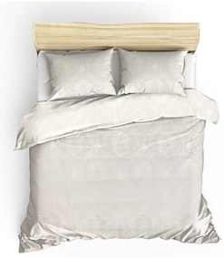 Krémový bavlněný set přehozu a povlaků na polštář 240x260 cm Beste – Mijolnir