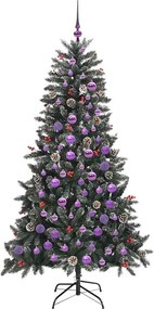 Umělý vánoční stromeček Zelená 180 cm PVC, plast a ocel 3395886