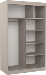 ADRK Furniture Posuvná skříň se zrcadlem REWENA 120 SW-REW-K-120