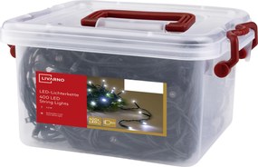 Livarno® Světelný LED řetěz, 400 LED (studená bílá)