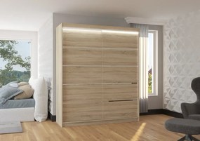 Posuvná skříň s LED osvětlením SPECTRA 180