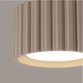 Taupe kovové bodové svítidlo ø 10 cm Zora – Sollux