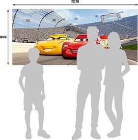 Dětská vliesová fototapeta na zed' Auta Duo, Disney | 202 x 90 cm | DFTDNH 5377
