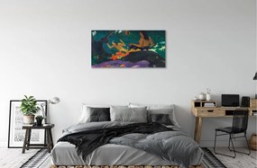 Obrazy na plátně Art působí na jezeře 100x50 cm