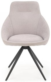 Designová židle Leny světle šedá