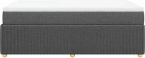 Box spring postel s matrací tmavě šedá 120x190 cm textil 3285554