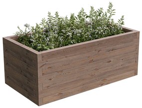 Dřevěný květináč - Tatran DUB 120x55x50 cm