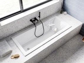 Besco Modern Slim obdélníková vana 140 x 70 cm akrylát bílá VANMOD14SLIM