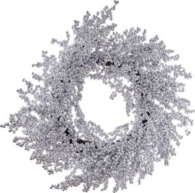 FLORISTA Věnec bobule 60 cm - stříbrná