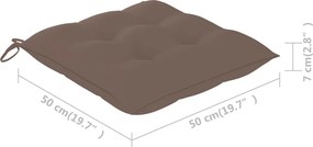 Zahradní židle s poduškami 8 ks masivní akáciové dřevo 3078201