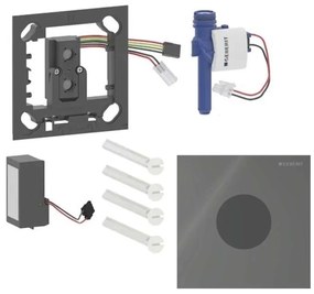 Geberit - Elektronické ovládání splachování pisoárů typ 40, síťové napájení, Bluetooth, sklo/lávová 116.024.JK.1