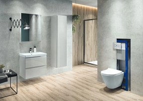 Cersanit Moduo, závěsná skříňka pod umyvadlo 80cm, bílá, S929-008