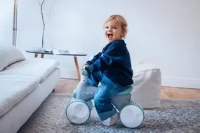 MoMi TOBIS s bublinami šedá / Odrážedlo / do 20 kg / od 24 měsíců