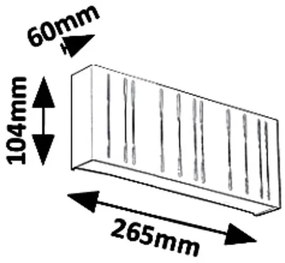 Rabalux 8874 - LED Venkovní nástěnné svítidlo MARIBOR LED/12W/230V IP65