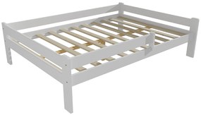Vomaks Dětská postel DP 012 XL se zábranou Rozměr: 120 x 200 cm, Barva: barva bílá