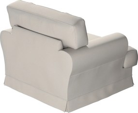 Potah na křeslo IKEA Ekeskog barva šedá látka pletený vzor