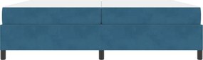 Rám postele Tmavě modrá 200 x 200 cm textil 3399088