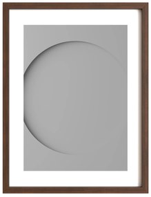 Idealform Poster no. 5 Round composition Barva: Silver grey, Velikost: 300x400 mm