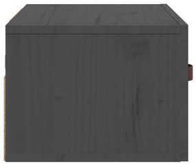 Nástěnné noční stolky 2 ks šedé 40x29,5x22 cm - Default Title