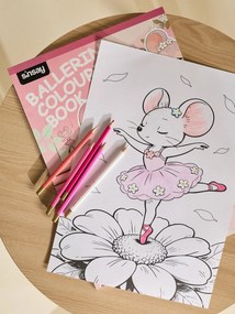 Sinsay - Omalovánka s motivem myší baletky - růžová