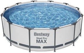 BESTWAY Steel Pro Max Bazénový set 366 x 100 cm, kartušová filtrace + zastřešení 5619N