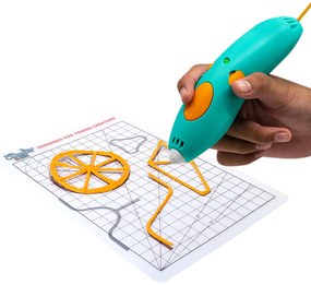 3Doodler 3D Pero Start+ Bundle - 147 náplní, 12 šablon, 9 karet aktivit, podložka