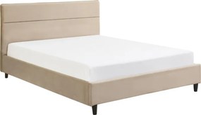 Manželská postel s roštem, hnědá, 160x200, VOLITA Kondela 0000416499