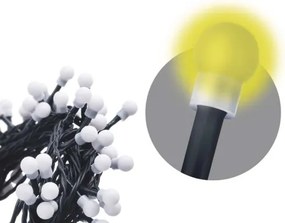 Vánoční řetěz kuličky EMOS D5GW02 ZYK0205 100LED 5m teplá bílá