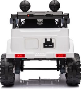 LEAN CARS Elektrické autíčko Toyota FJ 4x4 bílé
