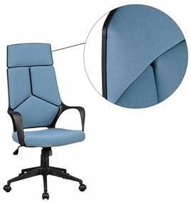 Bruxxi Kancelářská židle Techline, textilní potahovina, modrá