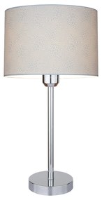 Britop 7651028 Leila, stolní lampa 1xE27 max.40W chrom/tapeta