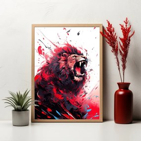 Plakát - Temná hrůza lví síly - Série - Lví síla