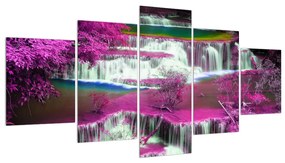 Obraz vodopádů (150x80 cm)