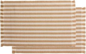 Látková/z juty prostírání v sadě 2 ks 35x50 cm Daltan – Kave Home