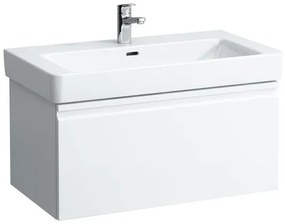 Laufen Pro S Skříňka pod umyvadlo 81 x 45 cm + vnitřní zásuvka, bílá lesk H4835020964751