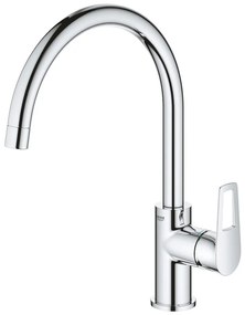 Grohe Bau Loop - Dřezová baterie stojánková, horní rameno, chrom 31368001