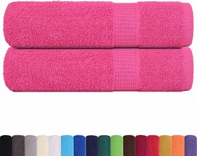 Ručníky FROGN 2 ks růžové 50x100 cm 360 g/m² 137046