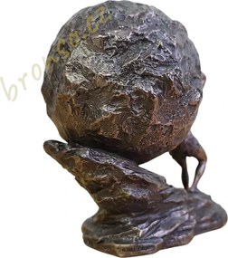 Soška Sisyfos – řecká mytologie, symbol vytrvalosti a lidského úsilí, dekorace do pracovny, Veronese WU77845A1 (Sisyfovská práce – soška Veronese)