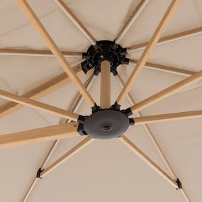 Doppler ALU WOOD XL 400 x 300 cm béžová